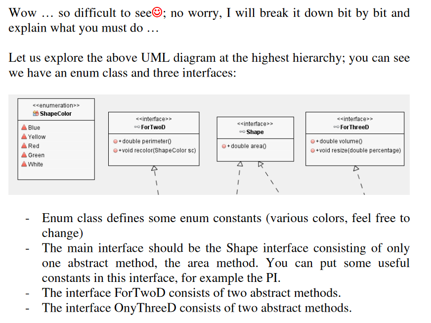 Solved changed. Instance variables cannot be changed and | Chegg.com