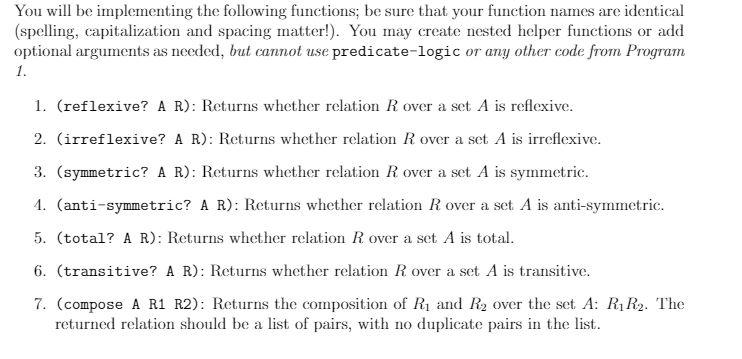 Solved How do I write the following in drRacket? And please | Chegg.com