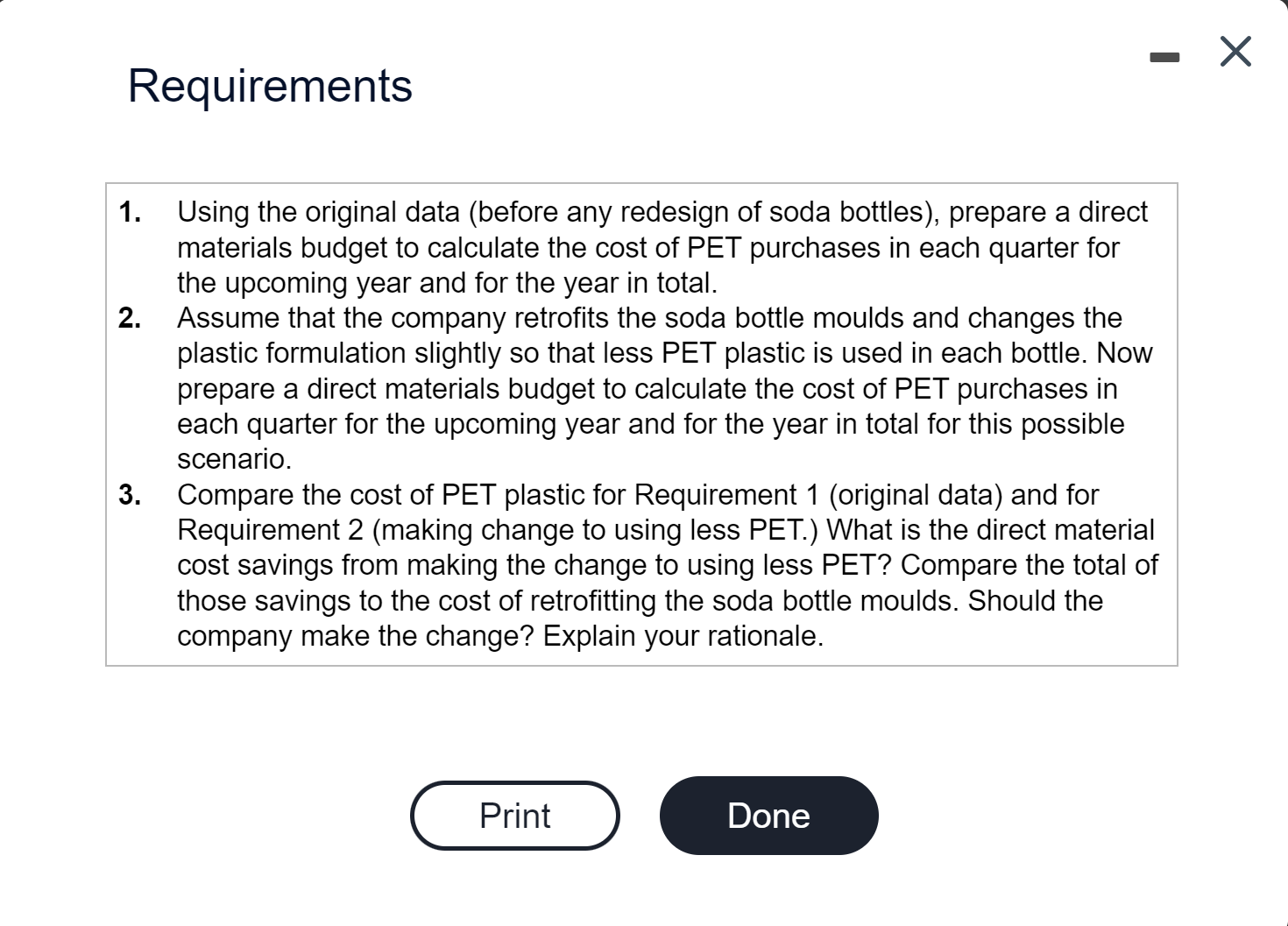 Solved \r\n\r\n\r\nRequirement 2. Assume that the company | Chegg.com