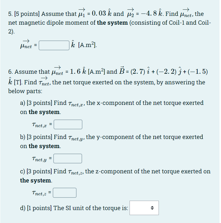 Solved [40 points) Two concentric circular coils lying on | Chegg.com
