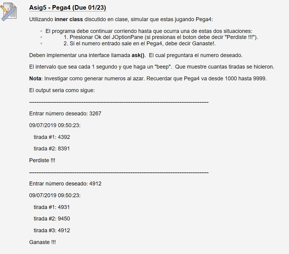 Solved Using inner class, simulate a lottery | Chegg.com
