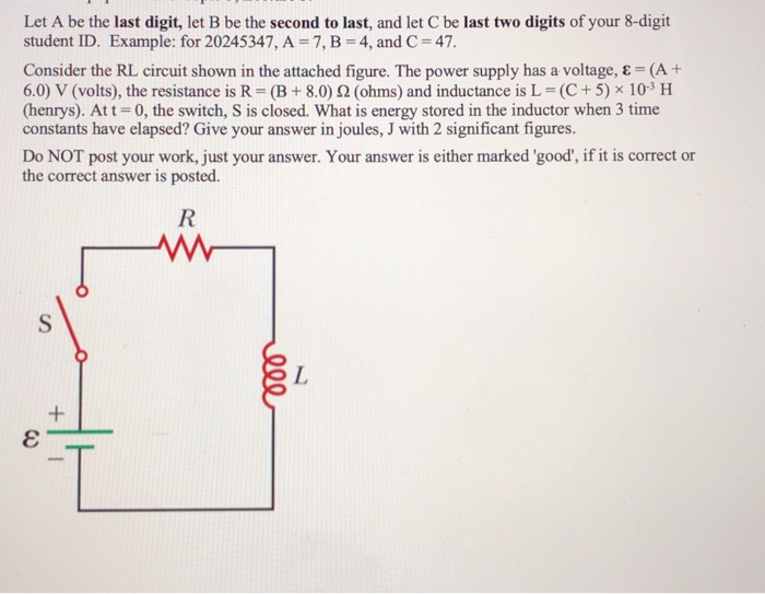 Solved Let A be the last digit, let B be the second to last, | Chegg.com