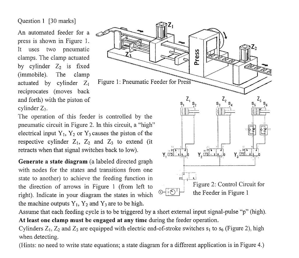 13 Press 22 ta S2 Question 1 (30 marks] An automated | Chegg.com