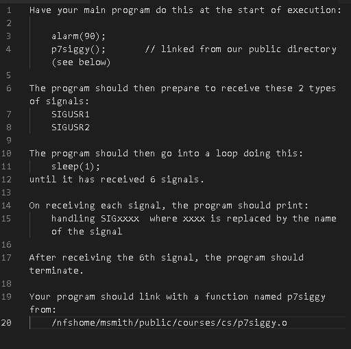 Solved 1 Have your main program do this at the start of | Chegg.com