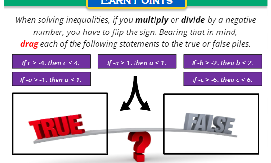 Solved When solving inequalities, if you multiply or divide | Chegg.com