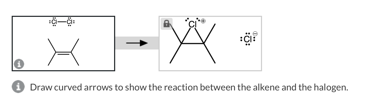 Solved Draw curved arrows to show the reaction between the | Chegg.com