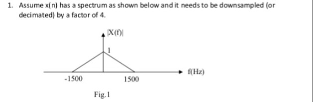Solved 2. Upsample the same signal x(n) given in problem 1 | Chegg.com