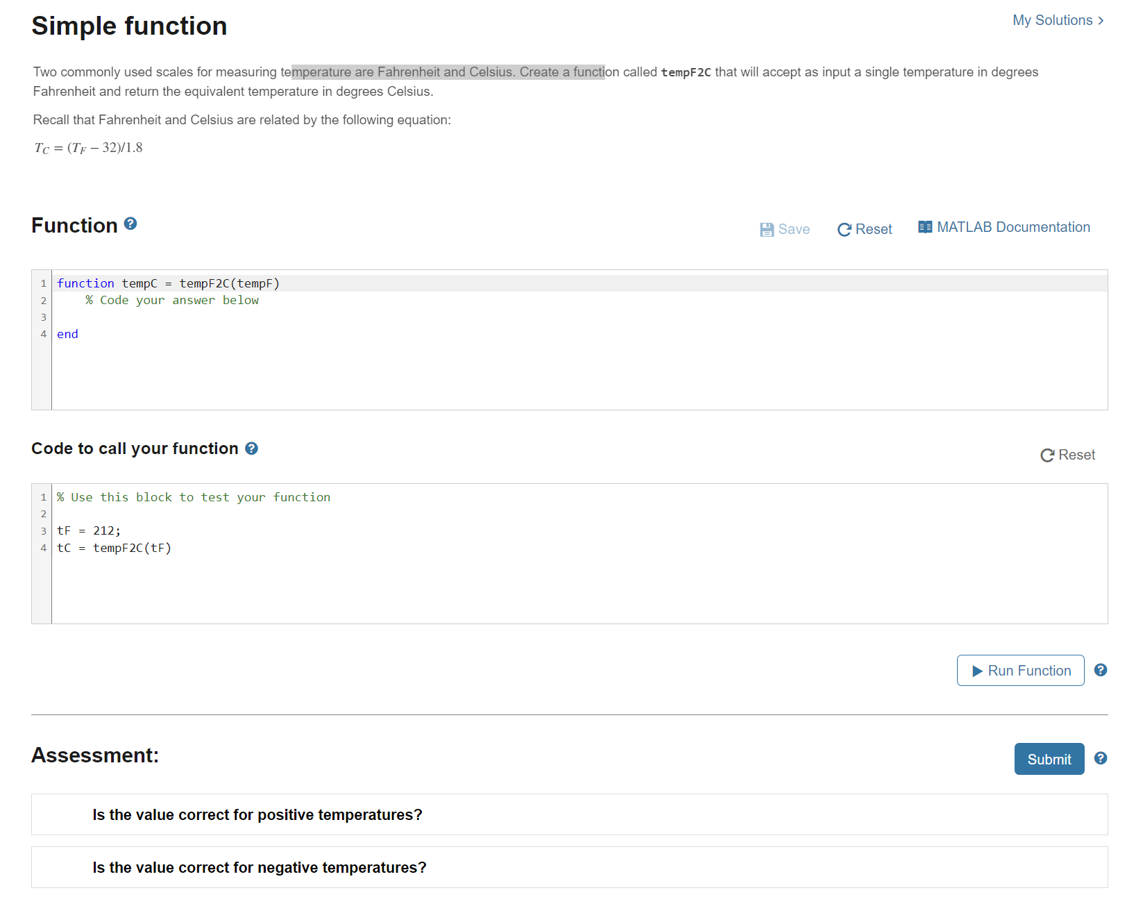 Solved Simple functionTwo commonly used scales for measuring | Chegg.com
