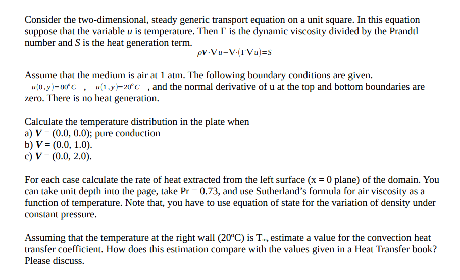 Solved Consider the two-dimensional, steady generic | Chegg.com