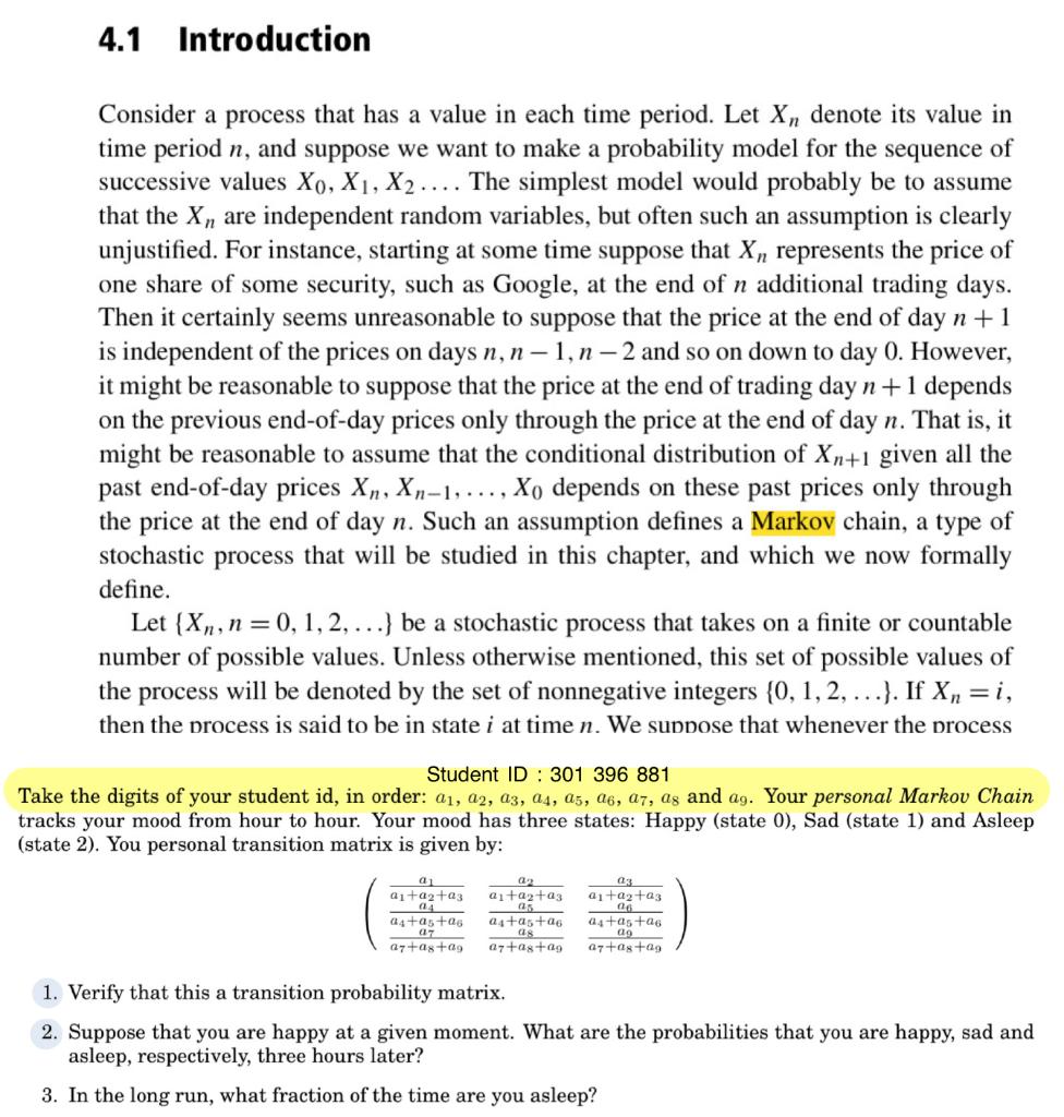 Solved This question is from the Intro to probability model | Chegg.com