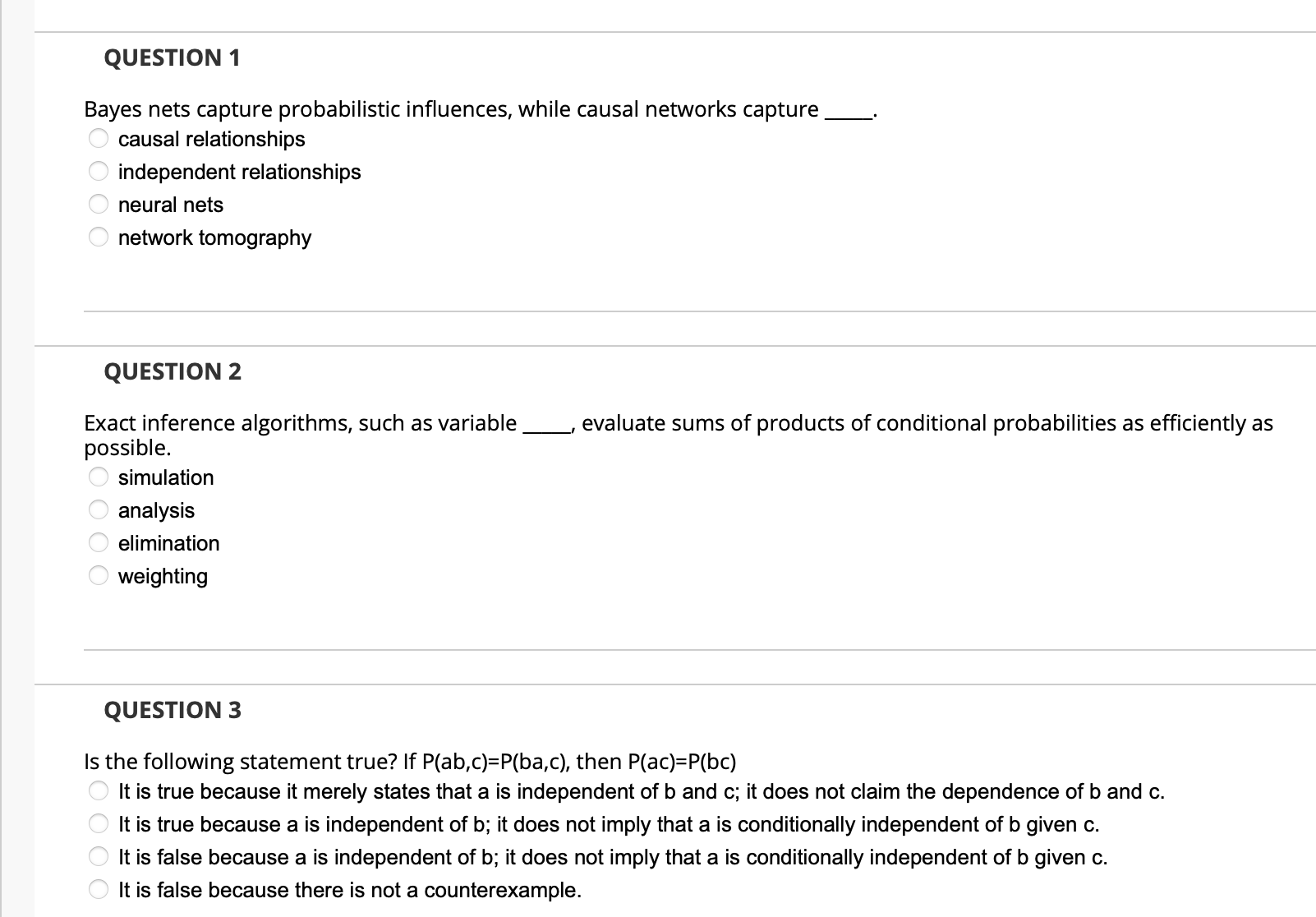 Solved Bayes nets capture probabilistic influences, while | Chegg.com