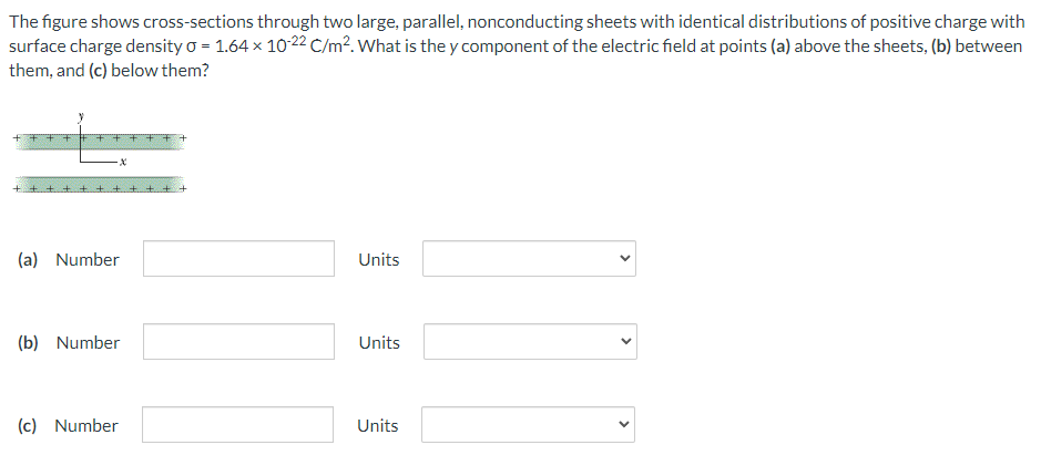 Solved The figure shows cross-sections through two large, | Chegg.com