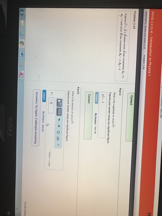 Solved Suppose C vector = A vector + B vector where vector A | Chegg.com