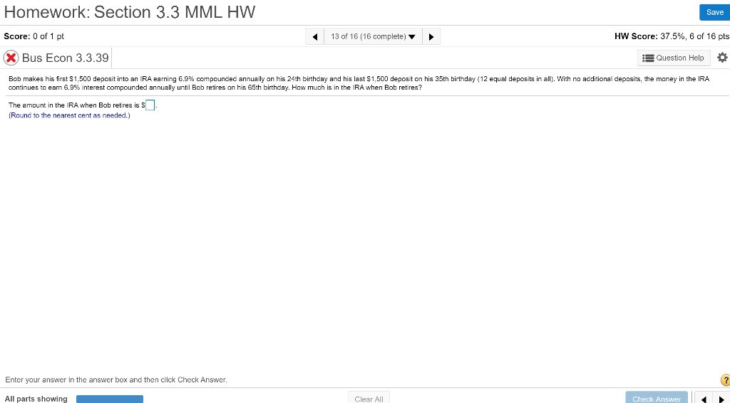 Solved Homework Section 3 3 Mml Hw Save Score 0 Of 1 Pt 1
