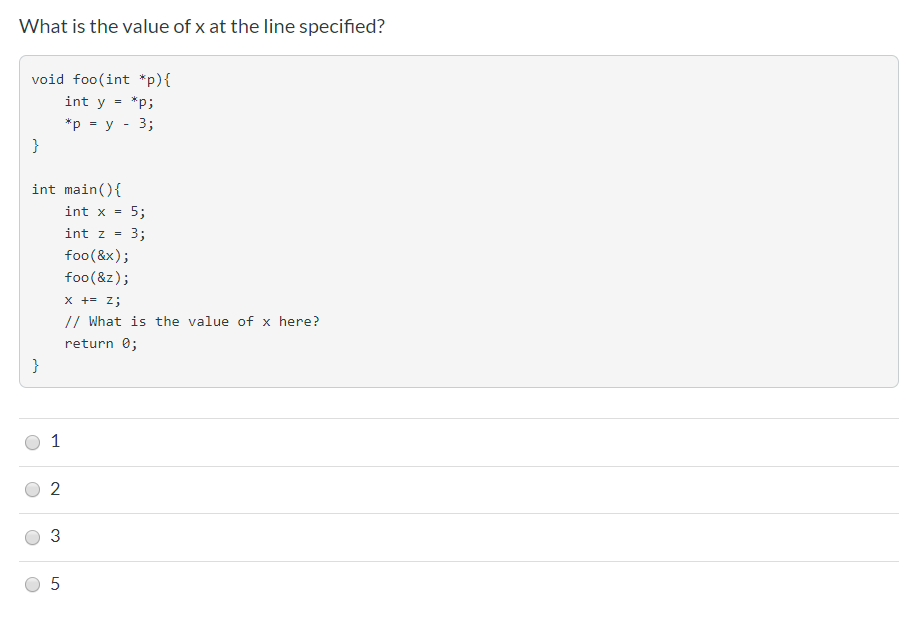 Solved Select all of the variables that are int pointers | Chegg.com