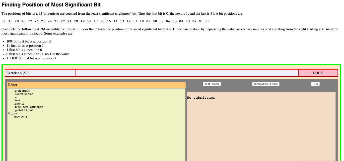 Finding Position of Most Significant Bit The | Chegg.com