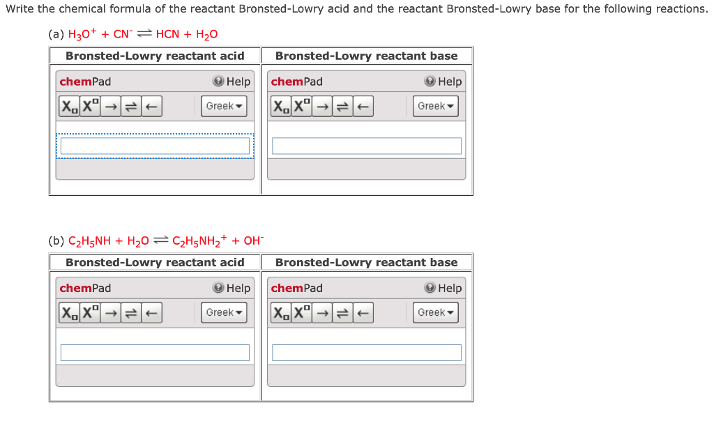 Solved Write the chemical formula of the reactant | Chegg.com
