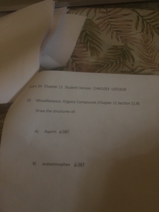 Solved sam 3A Chapter 11 Student Version CHM1033 U031618 12 | Chegg.com