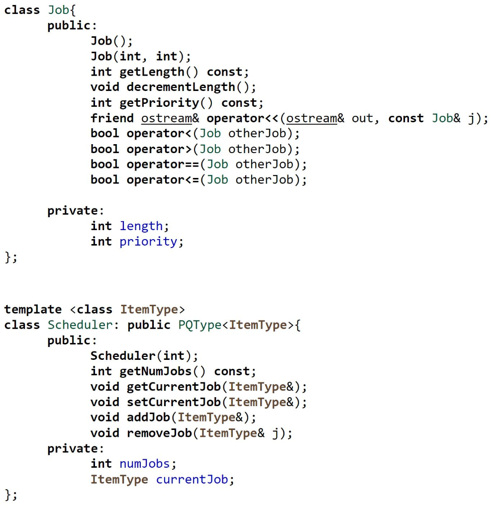 Priority queues are used by operating systems for | Chegg.com
