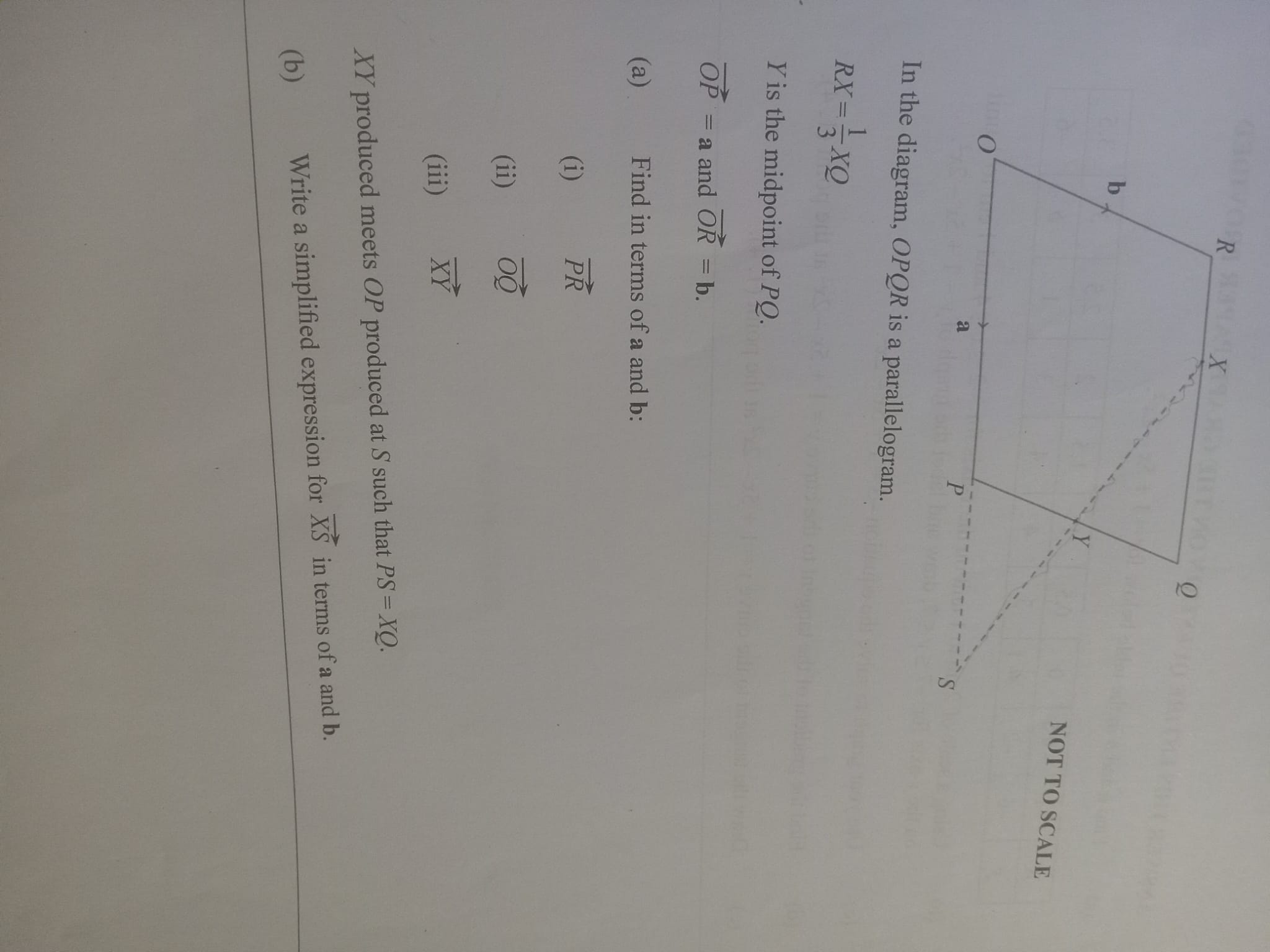 Solved In the diagram, OPQR is a parallelogram.Rx=13xQY ﻿is | Chegg.com
