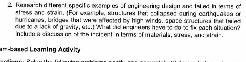 Solved 2. Research different specific examples of | Chegg.com