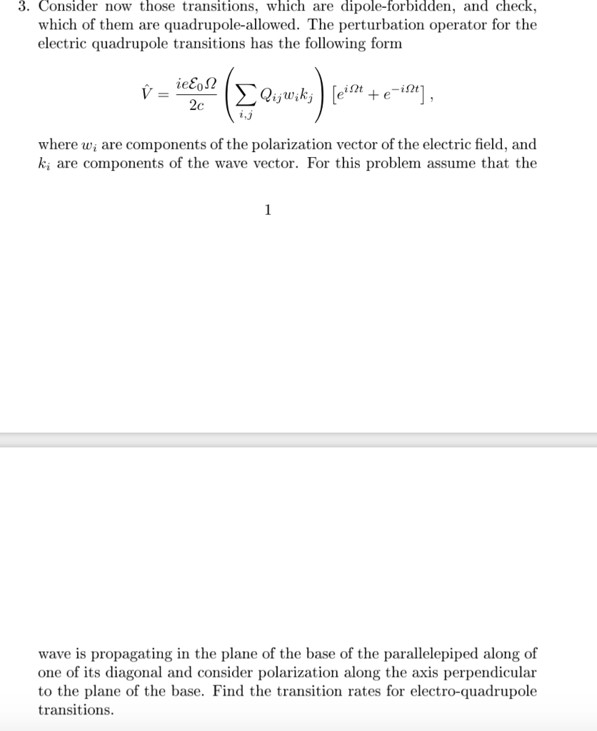 Solved 1 Problem 1 Consider a parallelepiped with square | Chegg.com