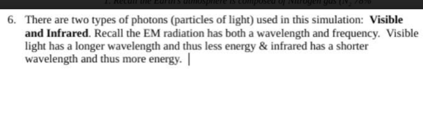 Solved th 3. What happens to the sunlight photons as they | Chegg.com