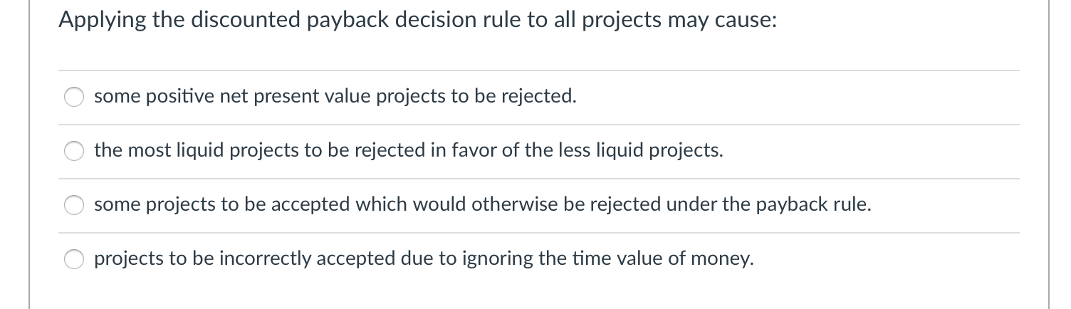 Solved If a firm accepts Project A, it will not be feasible | Chegg.com