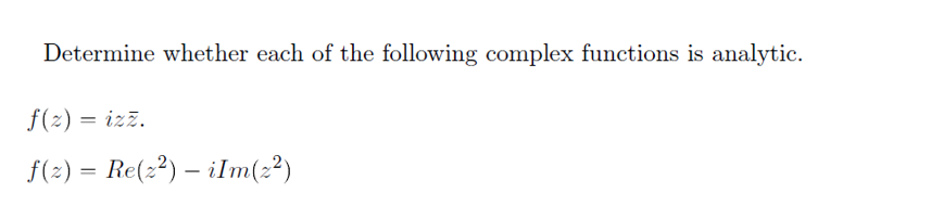 Solved Determine whether each of the following complex | Chegg.com