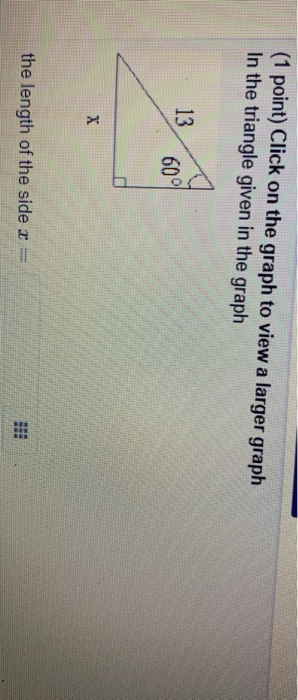 Solved (1 point) Click on the graph to view a larger graph | Chegg.com