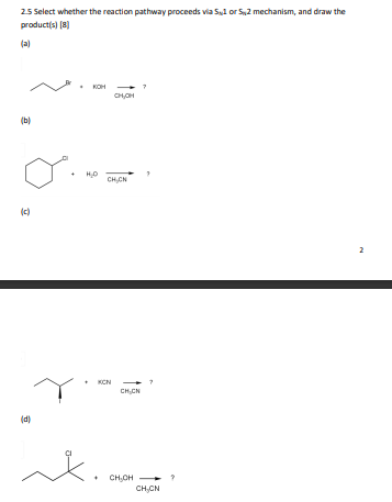 Solved 25 Select whether the reaction pathway proceeds va | Chegg.com