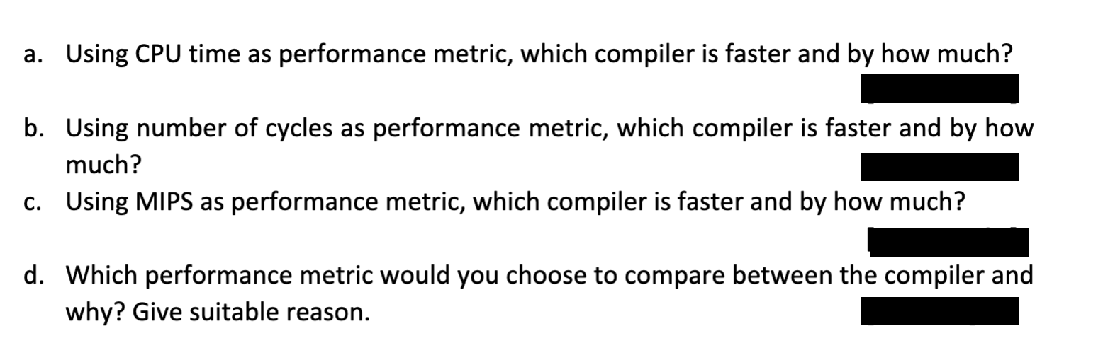 Solved Consider you have two compilers (let's say compiler P | Chegg.com