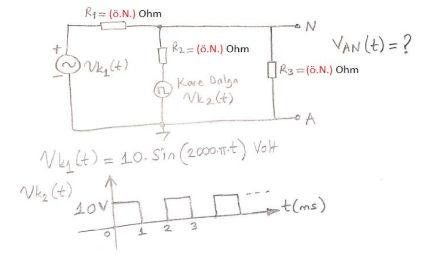 Solved Ri= (ö.N.) Ohm N + R2 = (ö.N.) Ohm VAN (t) = ? | Chegg.com