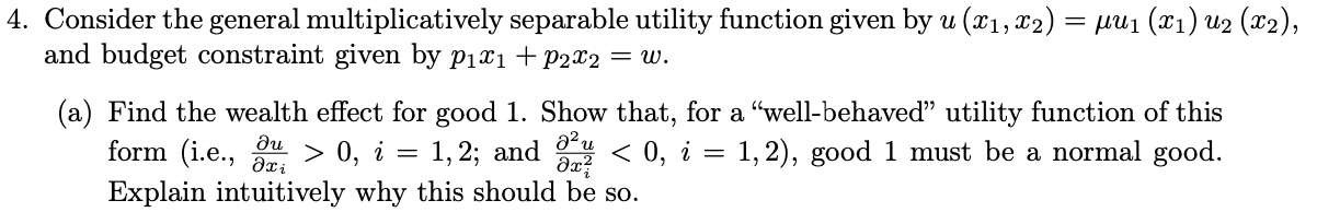 Solved Ꮖ = 4. Consider the general multiplicatively | Chegg.com