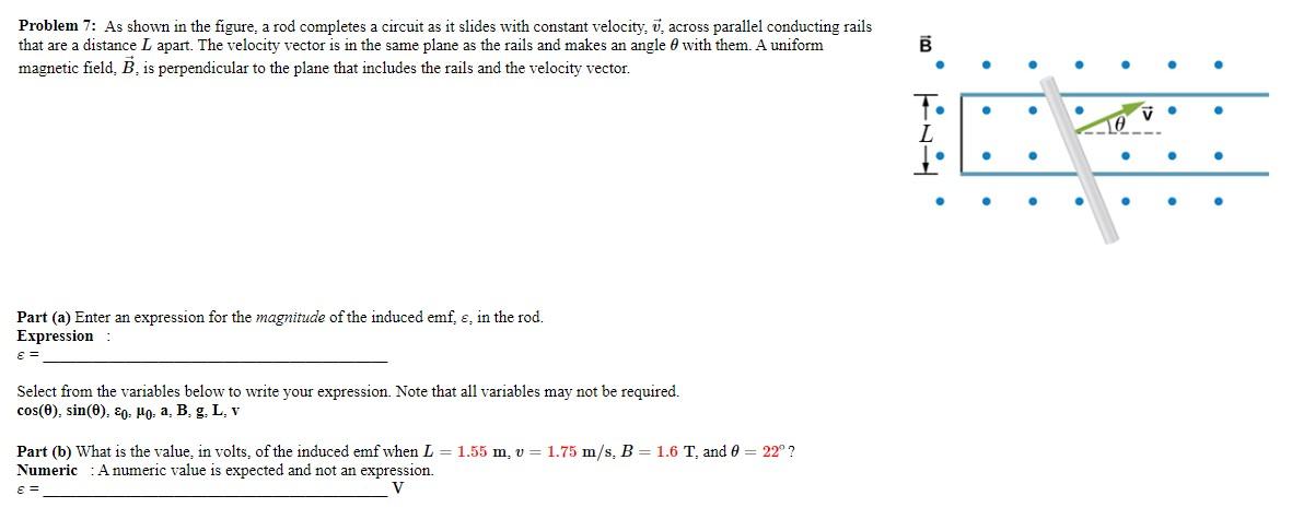 Solved Problem 7: As shown in the figure, a rod completes a | Chegg.com