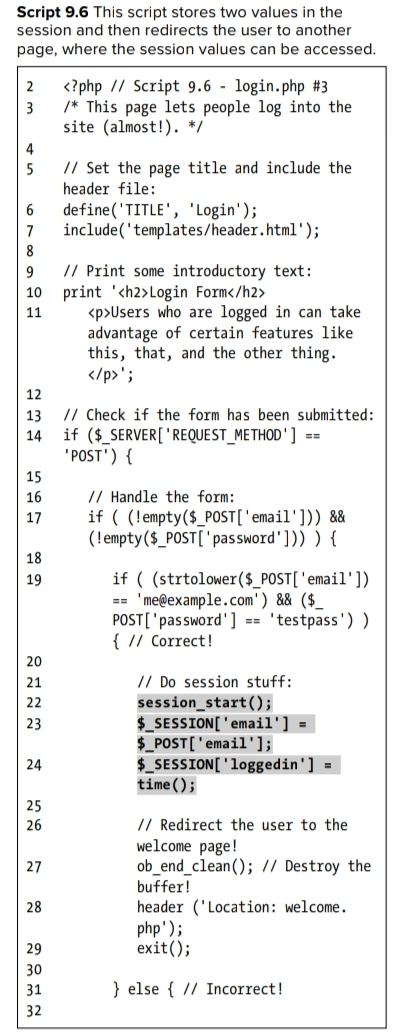 Solved In this assignment you need to recreate scripts 9.6 | Chegg.com