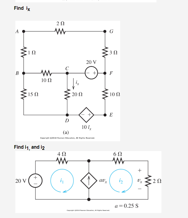 Solved Find iX Find i1, and i2 | Chegg.com