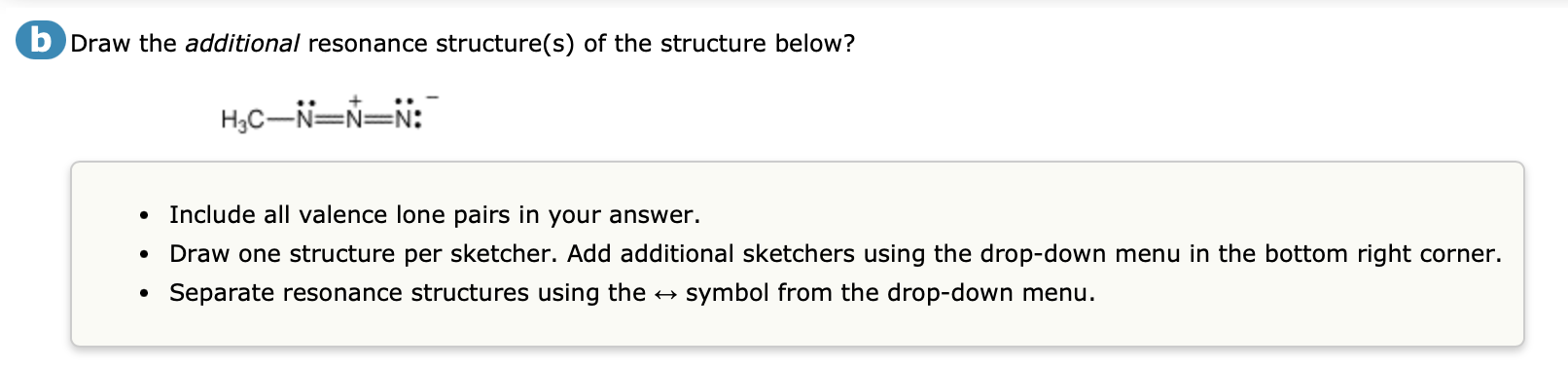 Solved Draw the additional resonance structure(s) of the | Chegg.com