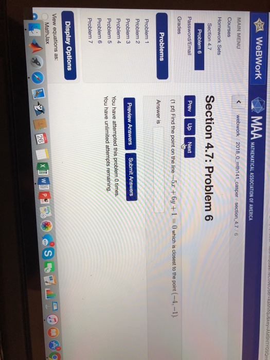 Solved AM WeBWork MAAA MATHEMATICAL ASSOCIATION OF AMERICA | Chegg.com