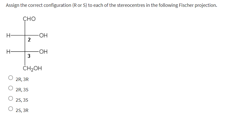 Solved Assign the correct configuration (Ror S) to each of | Chegg.com