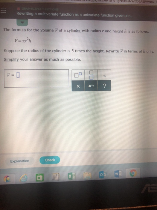 Solved NW8D8A9PVVRIYU GRAPHS AND FUNCTIONS Rewriting a | Chegg.com