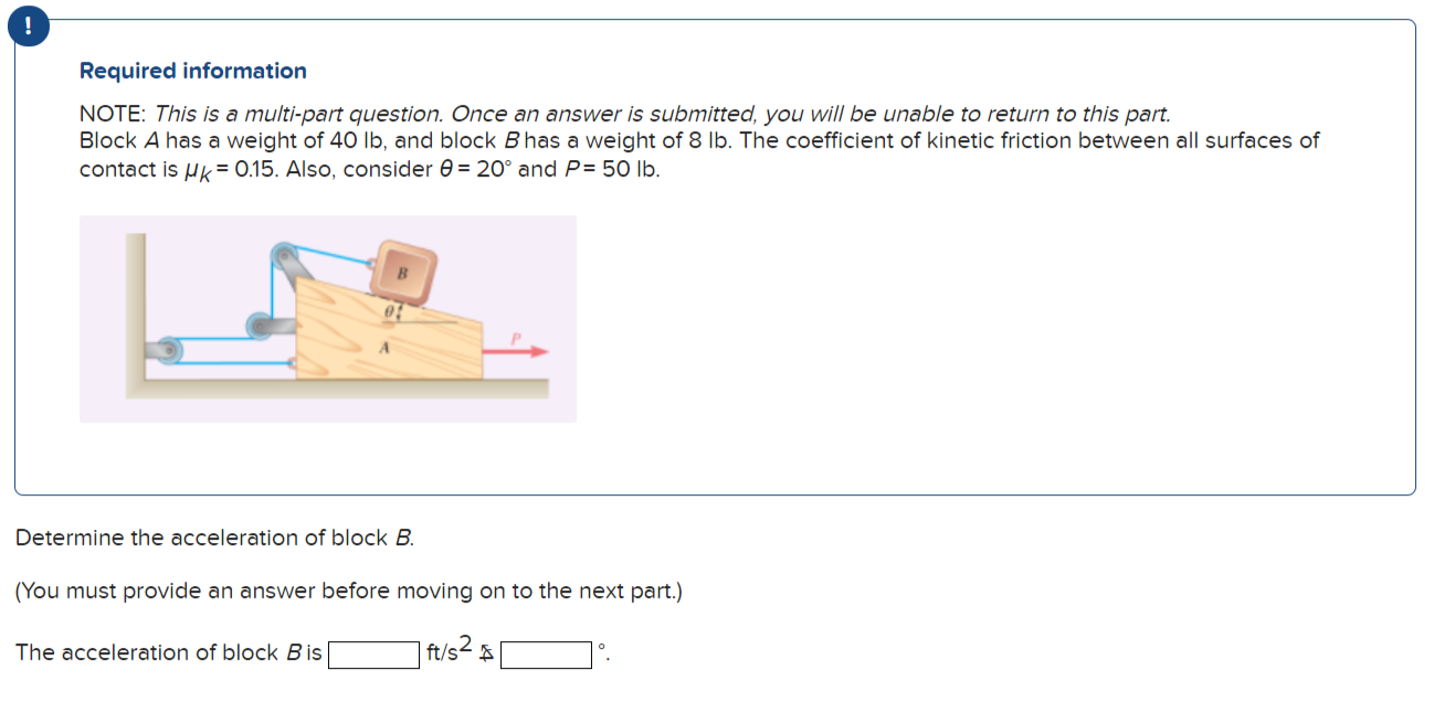 Solved ! Required information NOTE: This is a multi-part | Chegg.com