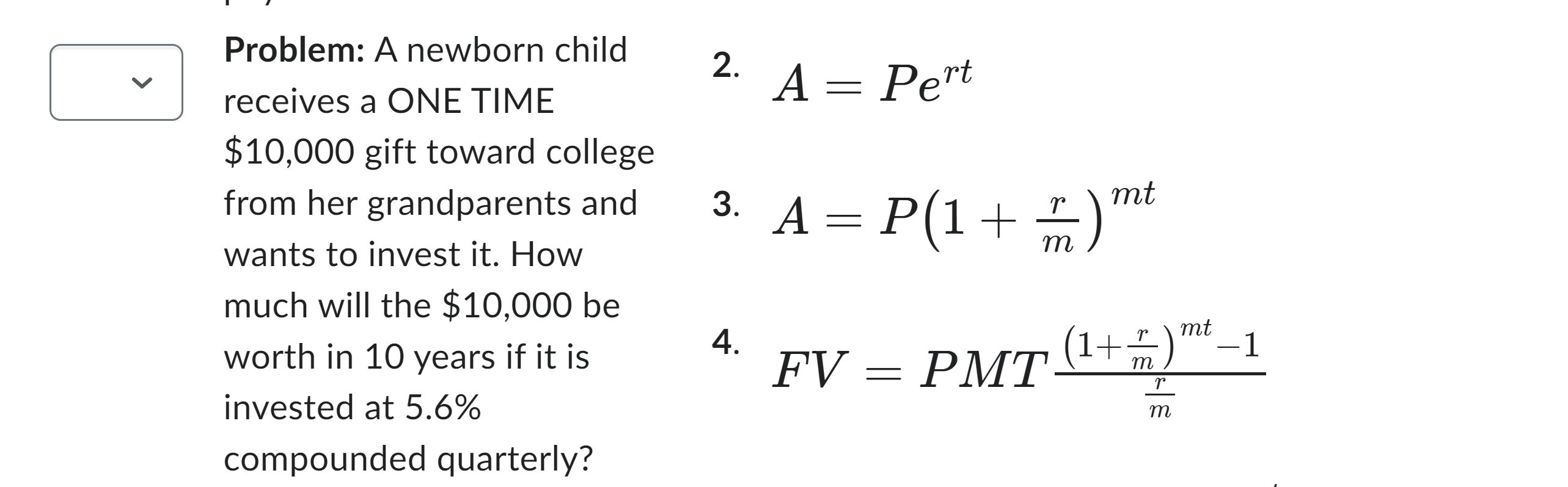 MATCHING SECTION: For each problem, choose the | Chegg.com