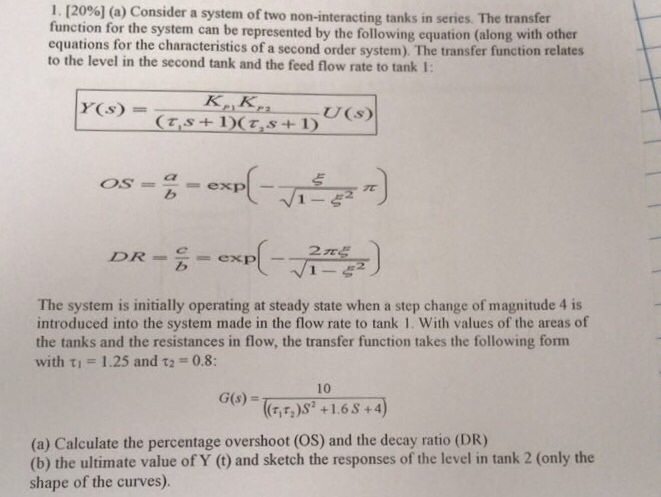 Solved I. [20%] (a) Consider a system of two non-interacting | Chegg.com