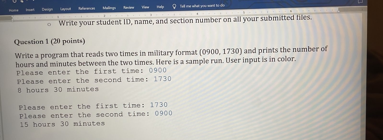 Solved - Write your student ID, name, and section number on | Chegg.com