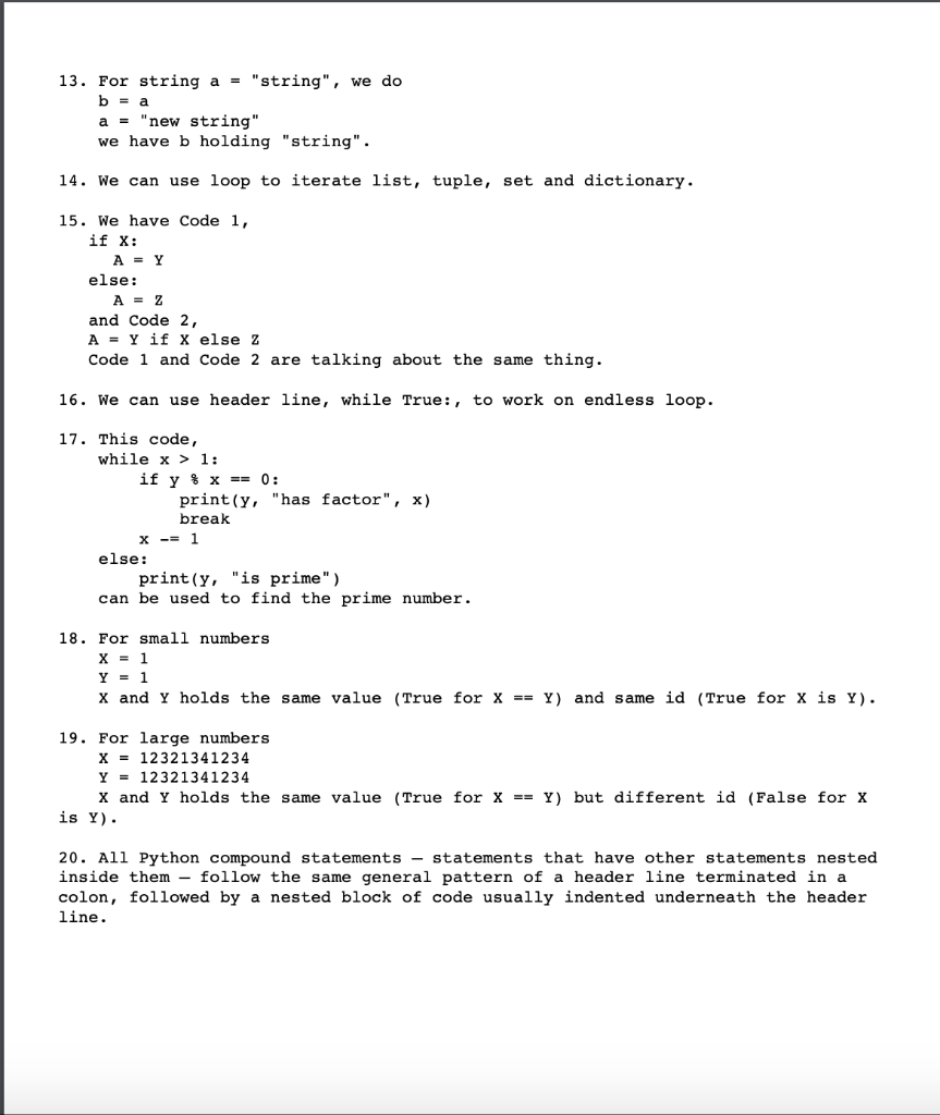Solved 13. For string a = "string", we do b = a a = "new | Chegg.com