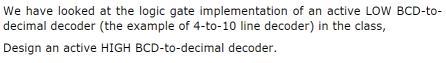 Solved We have looked at the logic gate implementation of an | Chegg.com