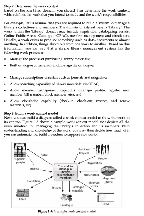 Solved Why an understanding of work context helps to | Chegg.com