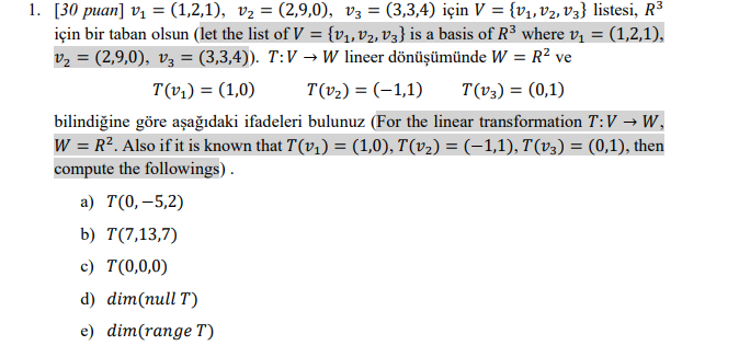 let the list of V ={V1,V2,V3} ﻿is a basis of R^3 | Chegg.com