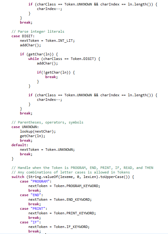Solved The Java program "Lex.java" is equivalent to the | Chegg.com